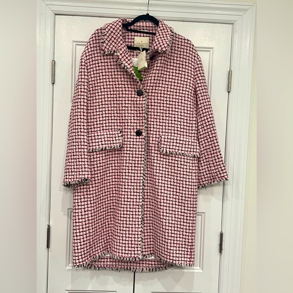 kate spade | Jackets & Coats | Nwt Kate Spade New York Tweed Coat ...